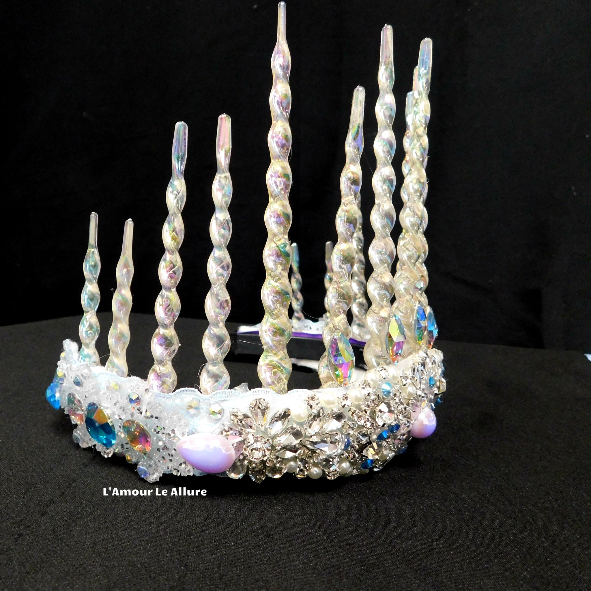 Frozen Ice Queen Elsa Inspired Icicle Crown Tiara – L'Amour Le Allure