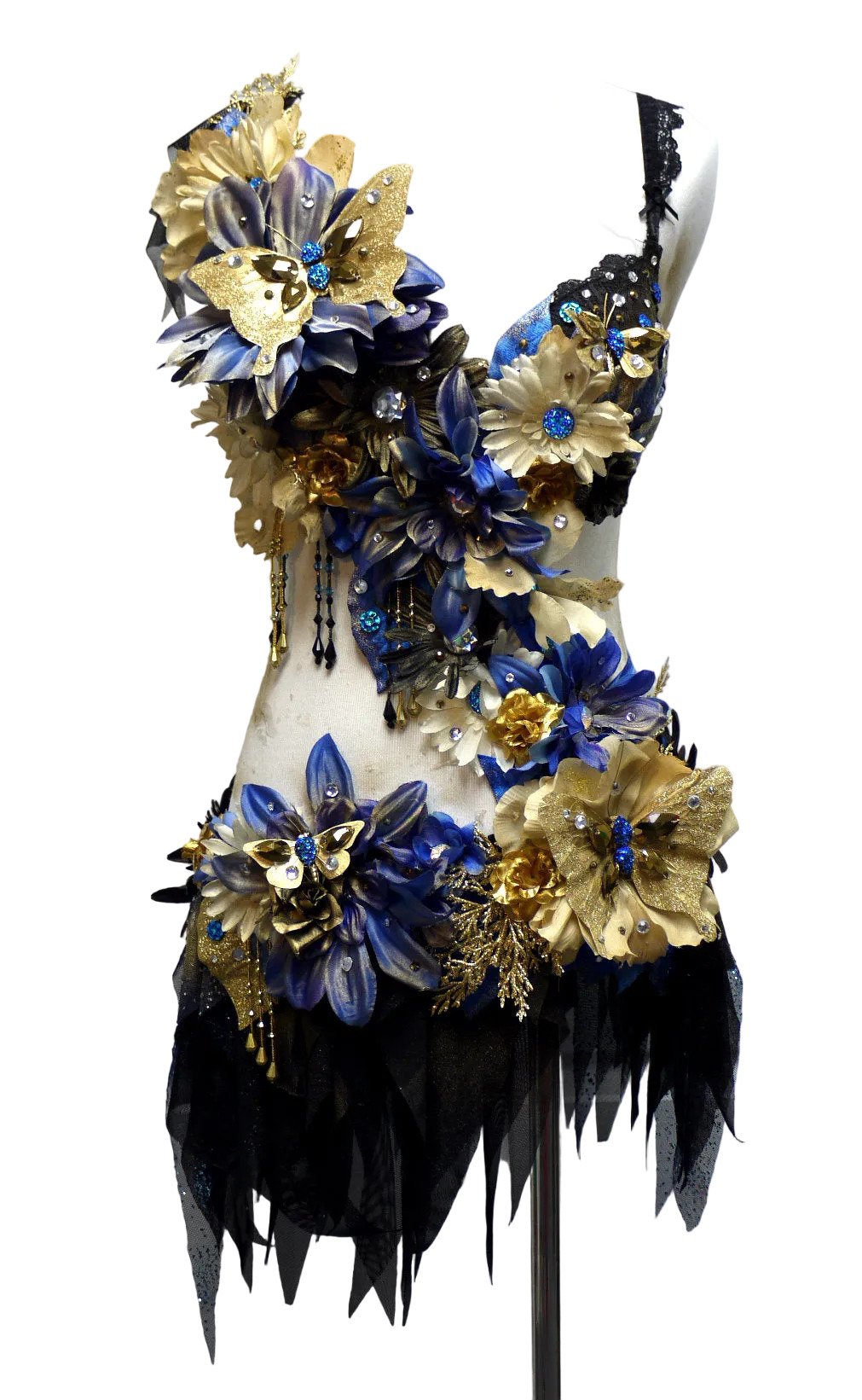 Midnights Dream Flower Fairy Bra and Bottom Monokini – L'Amour Le Allure