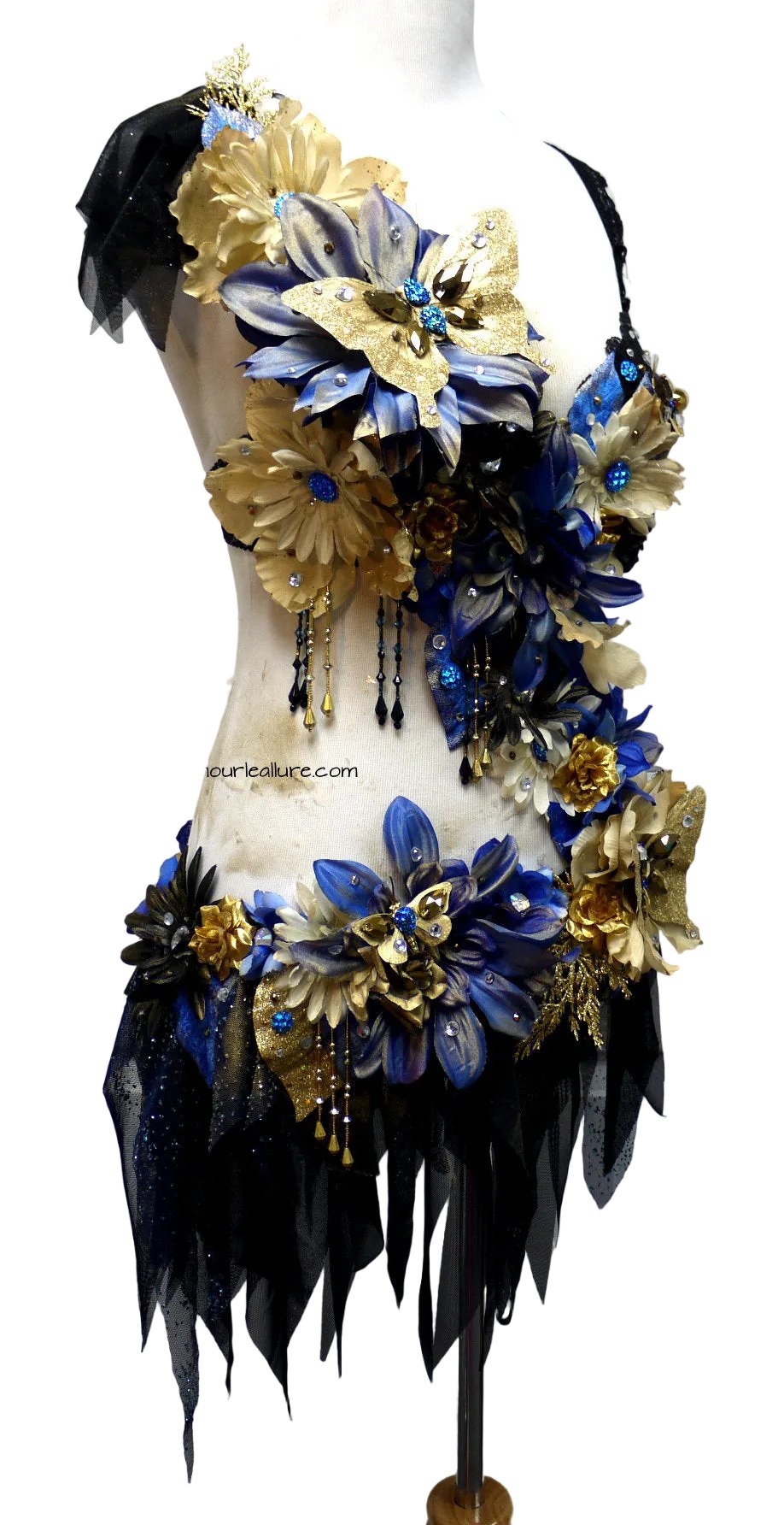 Midnights Dream Flower Fairy Bra and Bottom Monokini – L'Amour Le Allure
